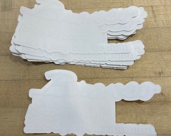 Black on White Bronco Classic Script Vinyl Sticker Dictionary // Ford ...