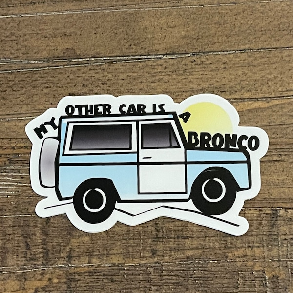 Ford Bronco Sport Vinyl Decal - Etsy
