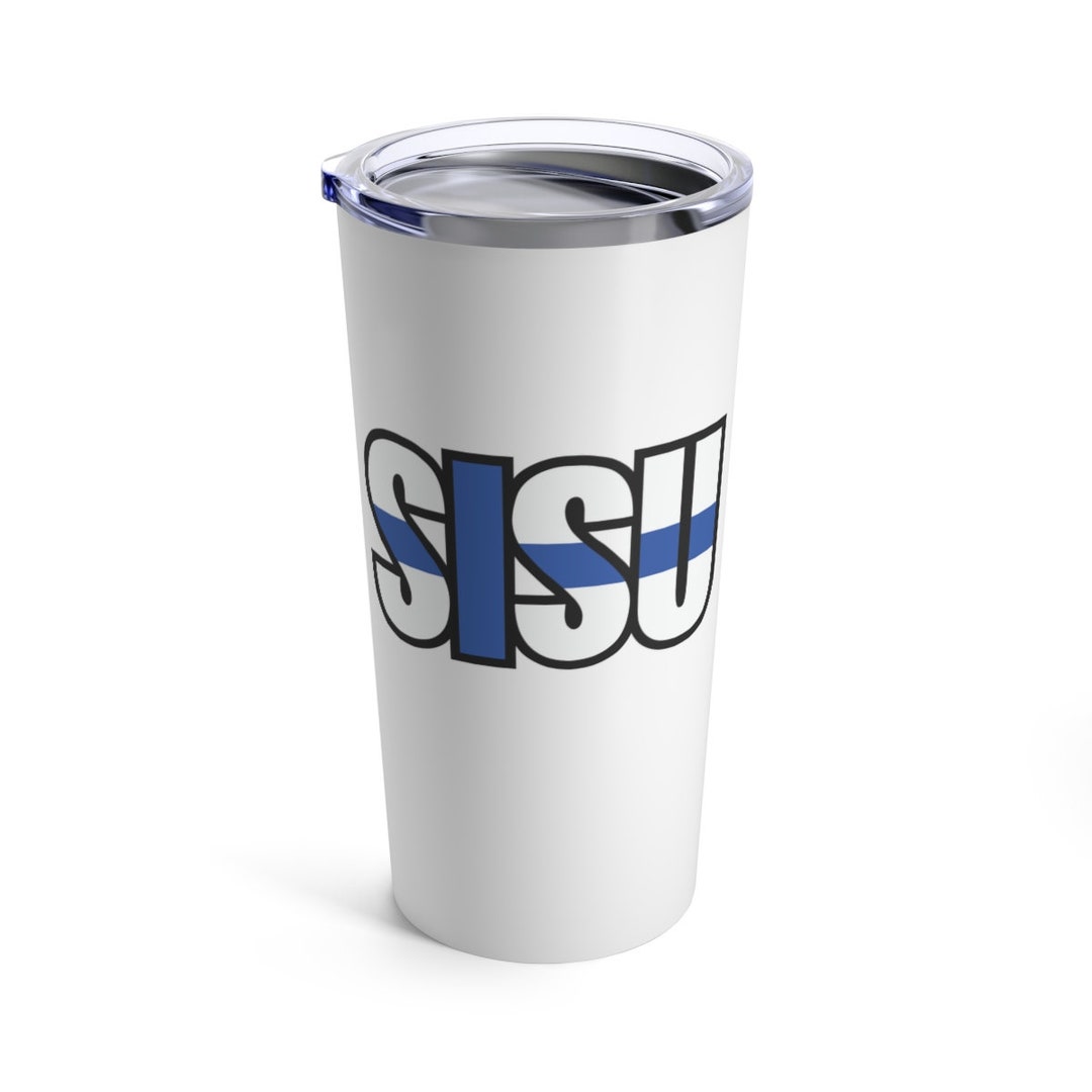 SISU Finnish Thing Finland Heritage 20oz Tumbler Insulated Metal Coffee ...