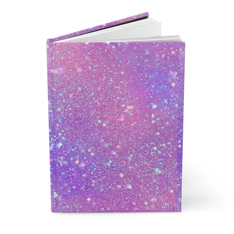 Hardcover Glitter Journal Notebook With Shiny Cover for Girls Teens ...