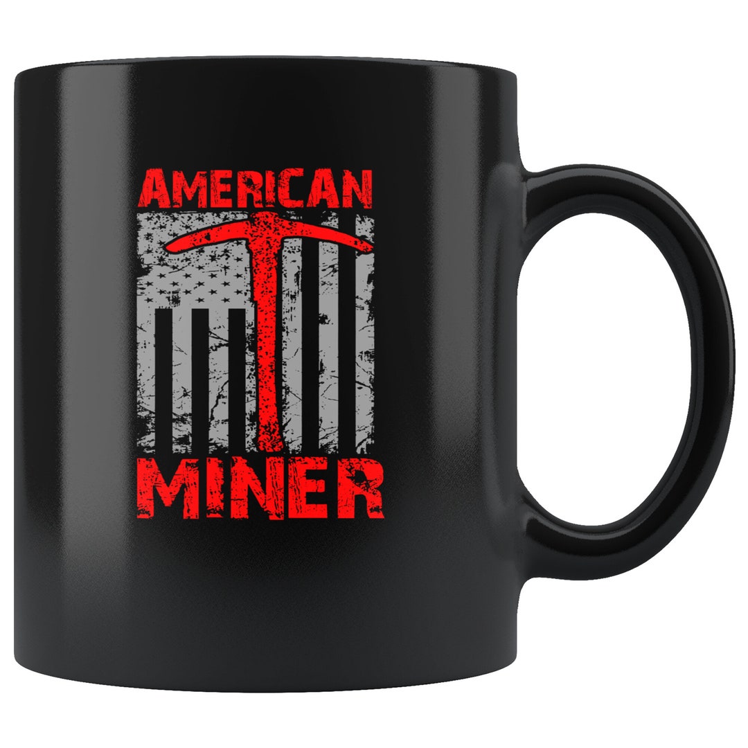 American Miner Gold Copper Coal Iron Mug - Etsy