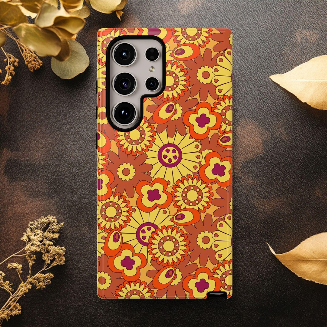 Groovy Retro.png Dual-layer Protective Tough Phone Case Iphone, Samsung ...