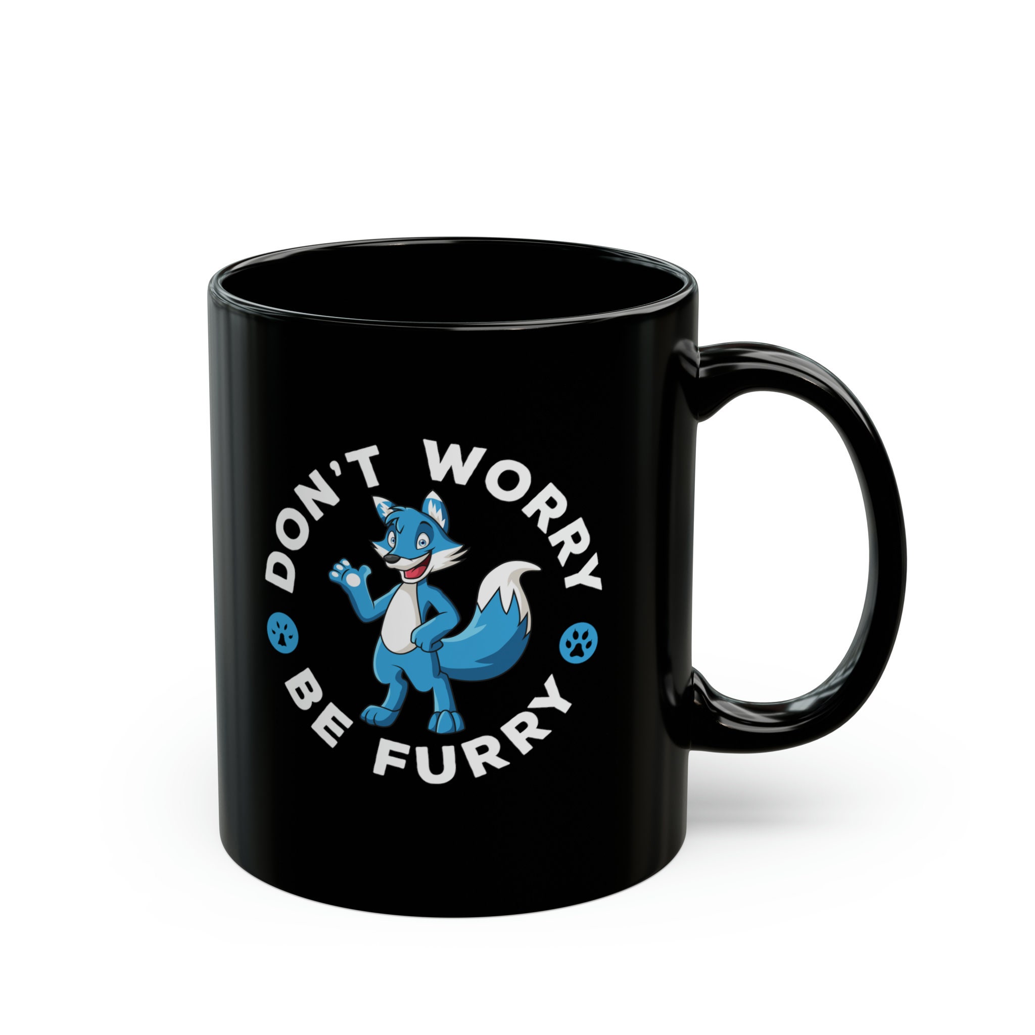Funny Meme Don't Worry Be Furry Fursuit Furries Mugs Gifts for Him Her ...
