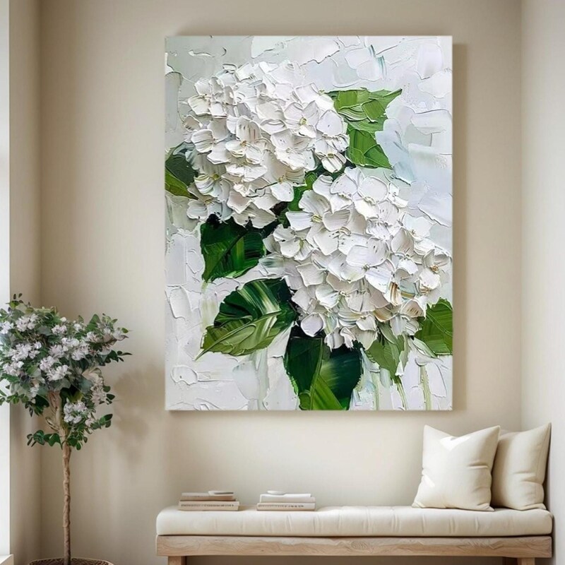 Abstract Hydrangea - Etsy