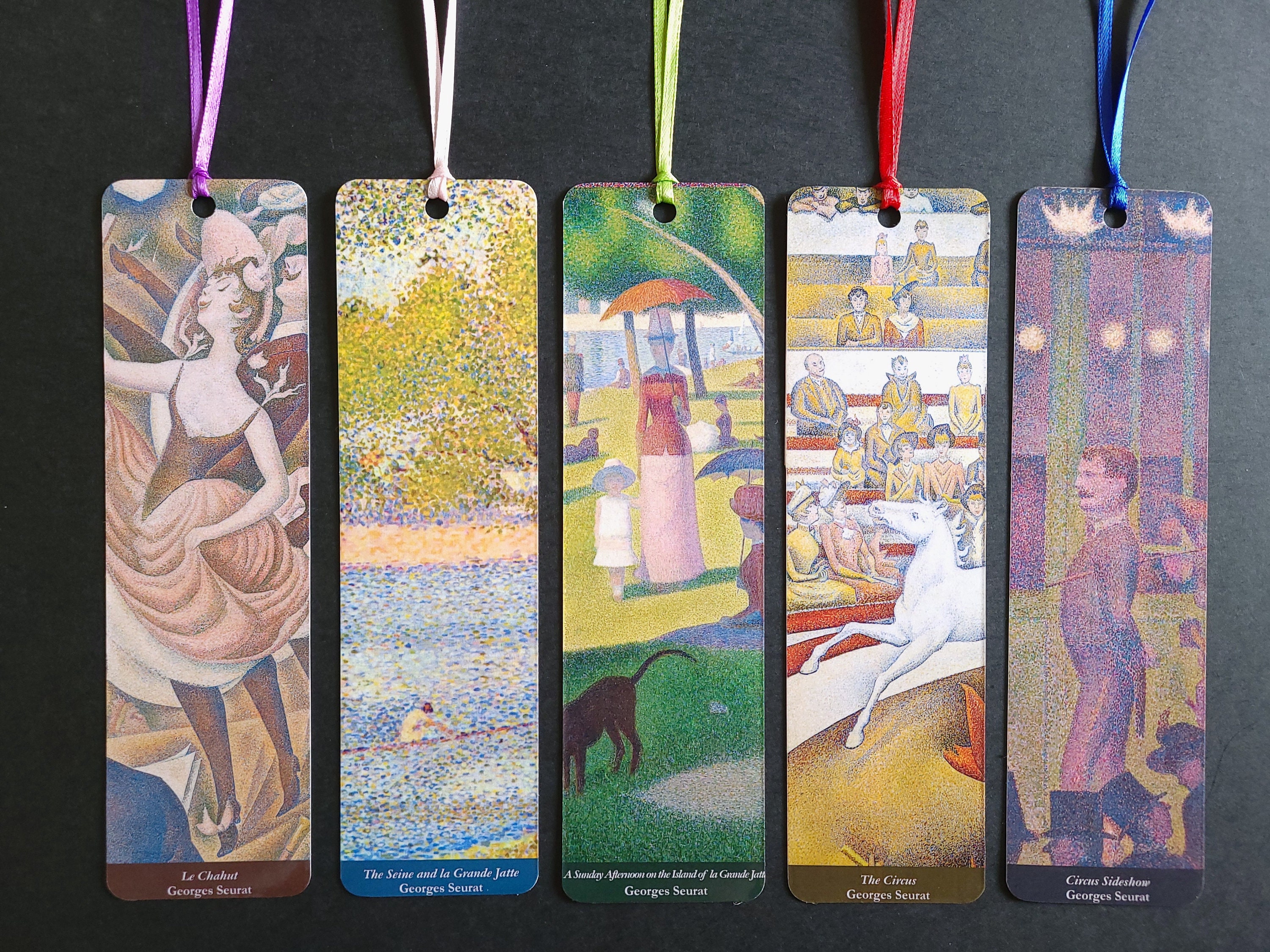 Georges Seurat Bookmarks, Oil Painting Bookmarks, French Art ...