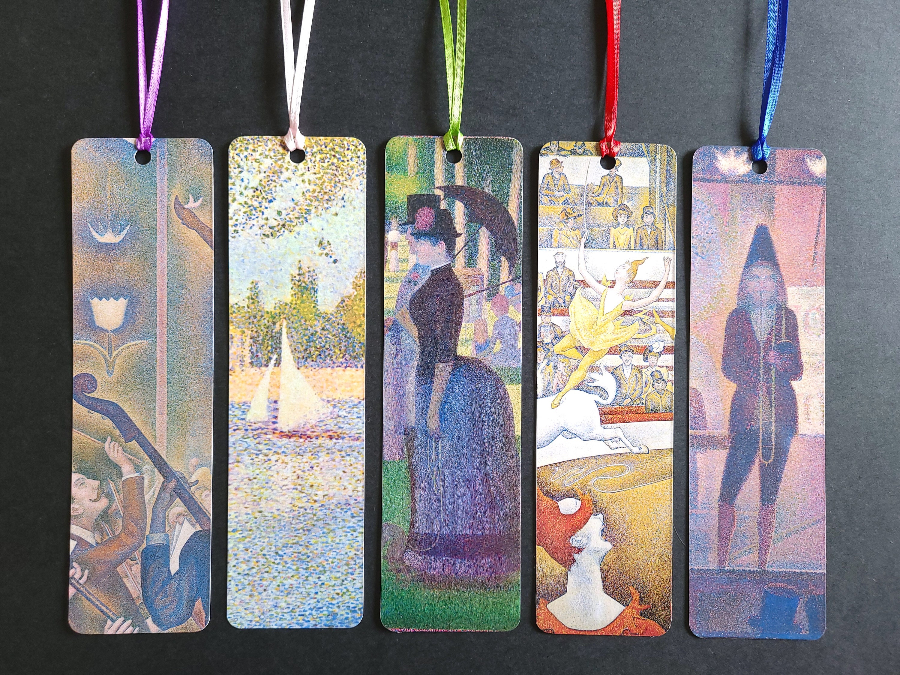 Georges Seurat Bookmarks, Oil Painting Bookmarks, French Art ...