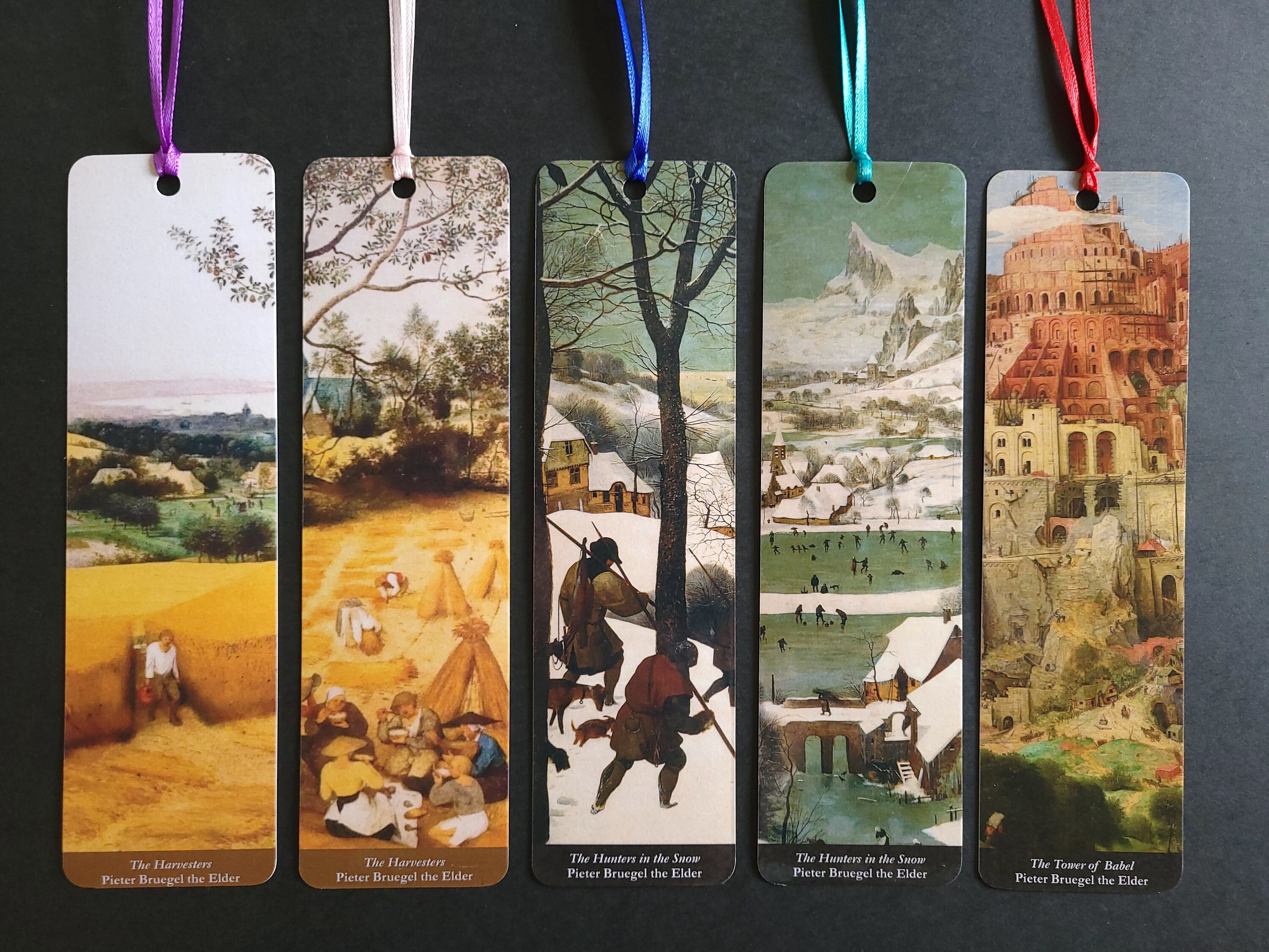 Pieter Bruegel the Elder Bookmarks, Oil Painting Bookmarks, Dutch Art ...