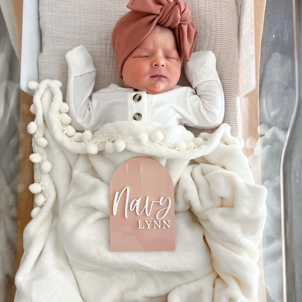 Baby Name Sign - Etsy