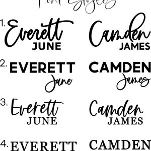 Arch Acrylic Baby Name Sign, 3D Name Plaque, Hospital Name Sign for ...