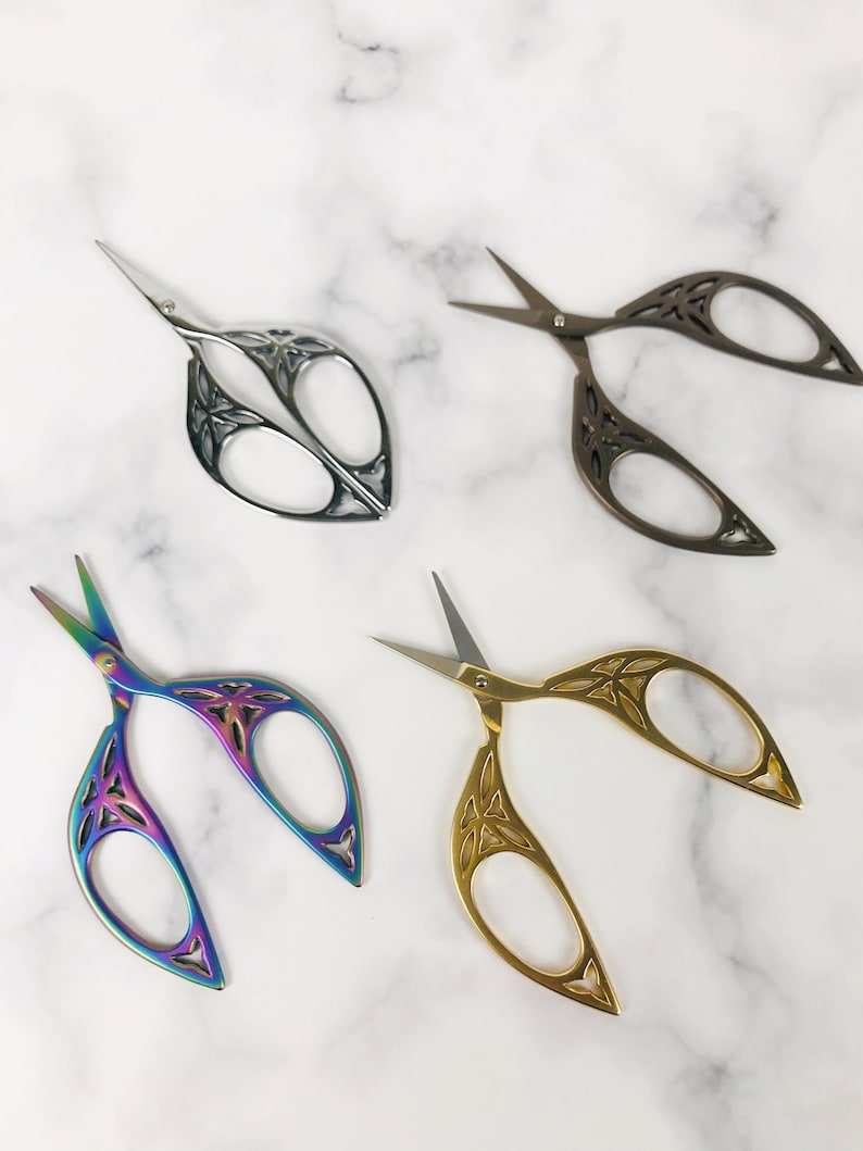 Art Deco Style, Snipet Scissors. Craft, Embroidery Scissors. Taylor ...