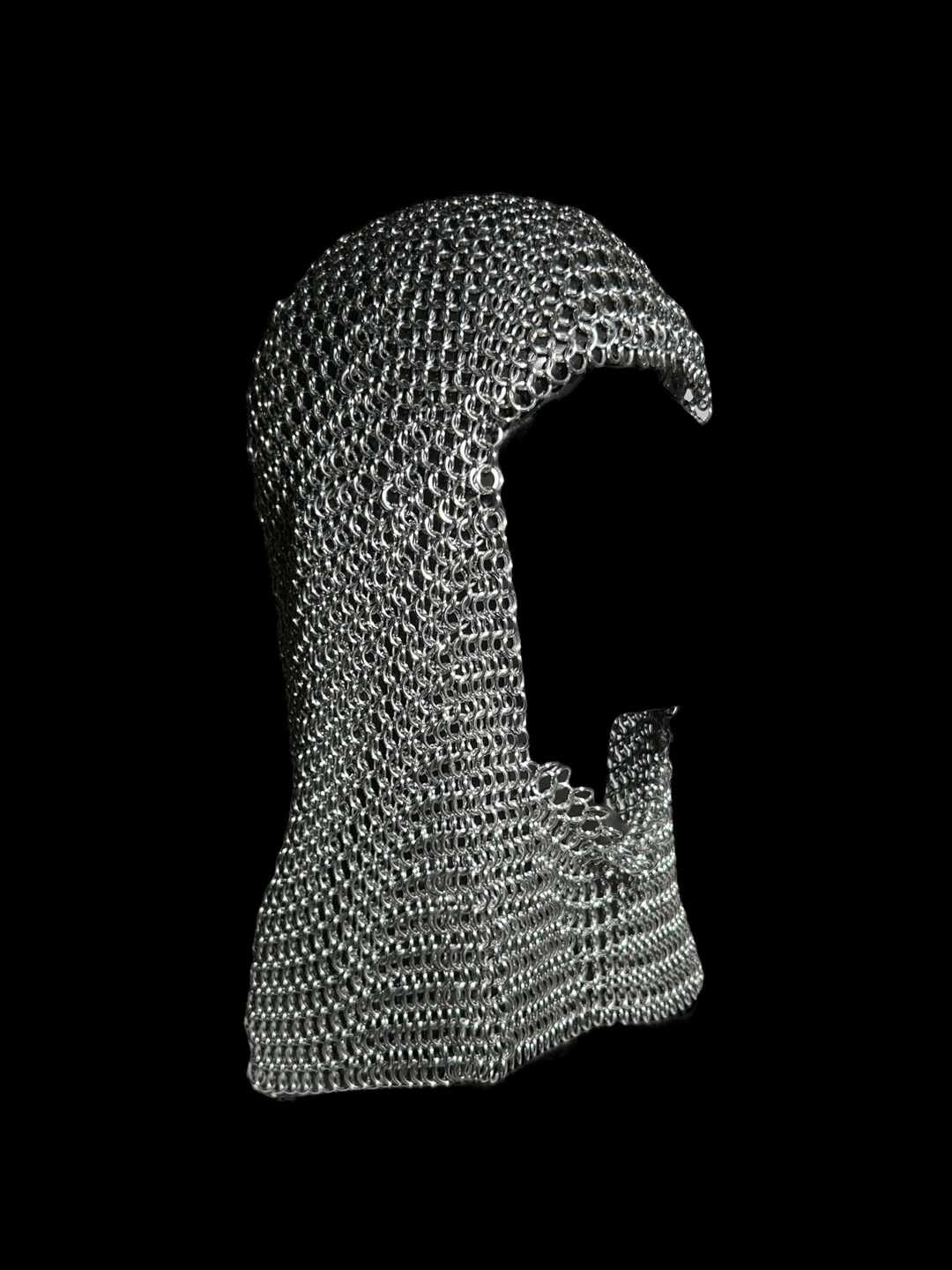 Handmade Aluminum Chainmail Coif, Costuming & LARP - Etsy