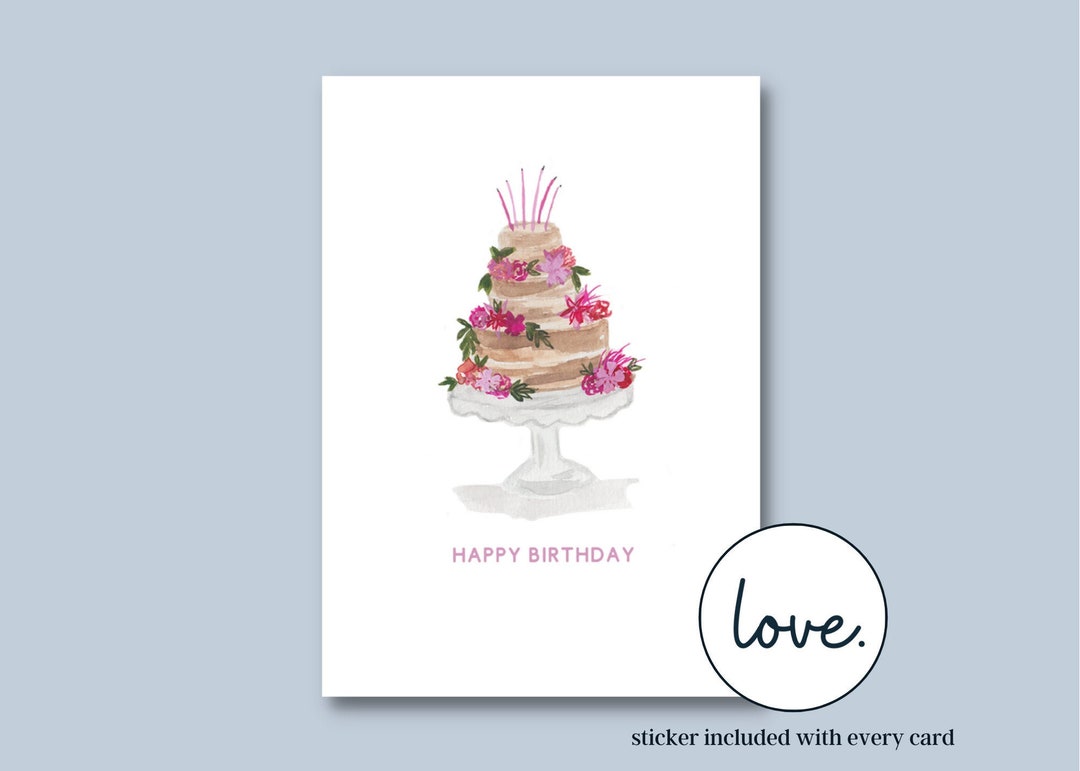 Single Birthday Card for Her Birthday for Mother Daughter - Etsy