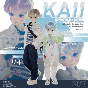 Goki Doll Child Kaii 1/5 BJD Artist Dolll only Headpre-order - Etsy