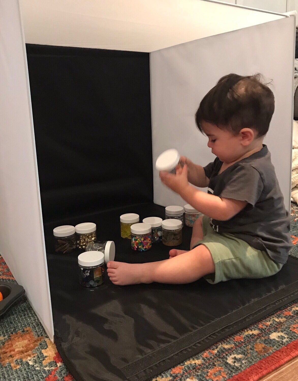 Sensory Blocks glow in the Dark Set With Black Light Flashlight - Etsy