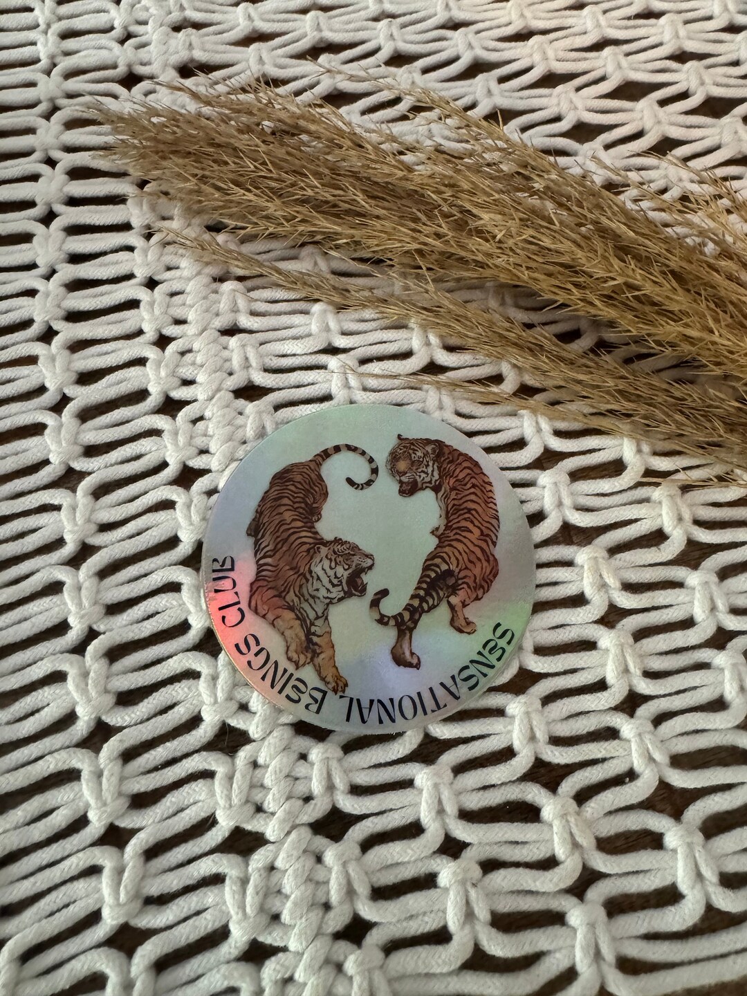 TIGER VINYL STICKER - Etsy