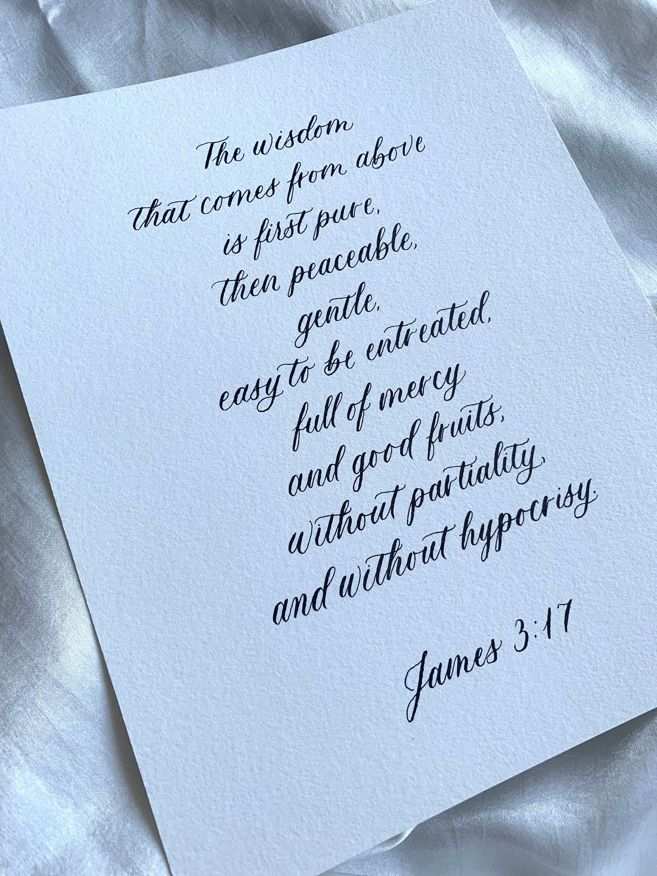 Custom Calligraphy, Physical Print, Handwritten - Vows, Poems ...