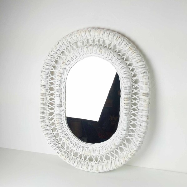 Wicker Mirror - Etsy