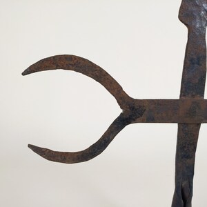 18th Century Primitive French Antique Forged Iron Tool, 1700s ...