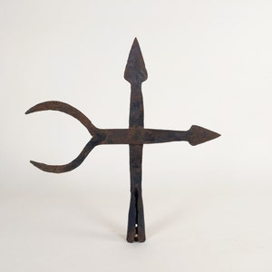 18th Century Primitive French Antique Forged Iron Tool, 1700s ...
