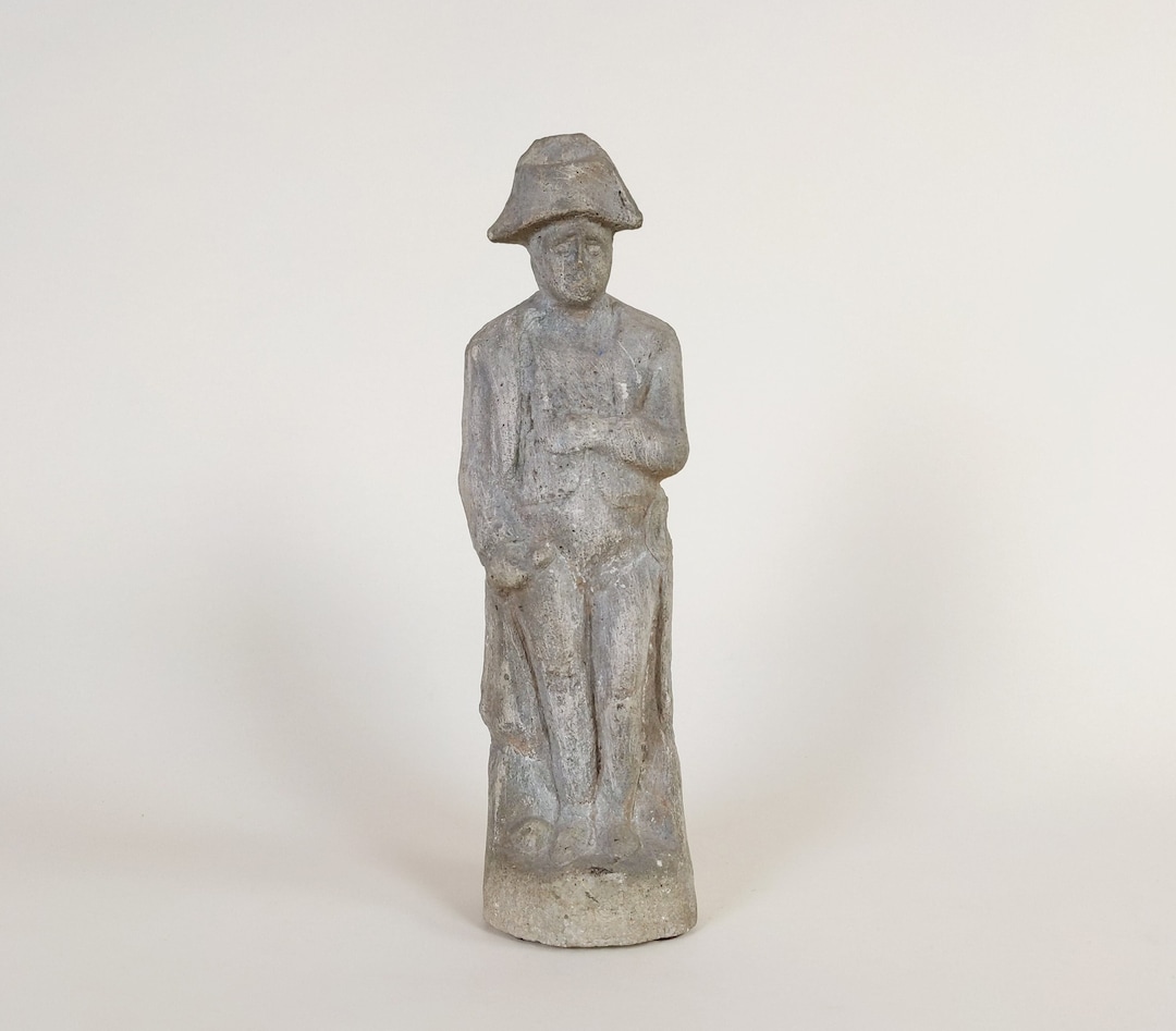 French 1930s Napoleon Folk Art Hand Crafted Stone Statue - Etsy