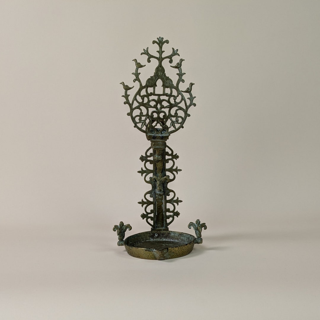 Antique Kandil Memorial Light, 19th Century Moroccan Judaism Lamp ...
