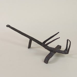 Antique Primitive French Hand Forged Iron Bread Toaster, 18th Century ...