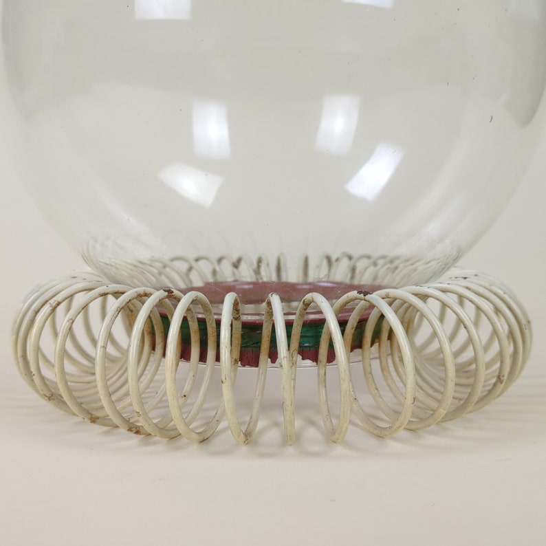 French 1950s Blown Glass Boule Display, Decorative Glass Art Display ...
