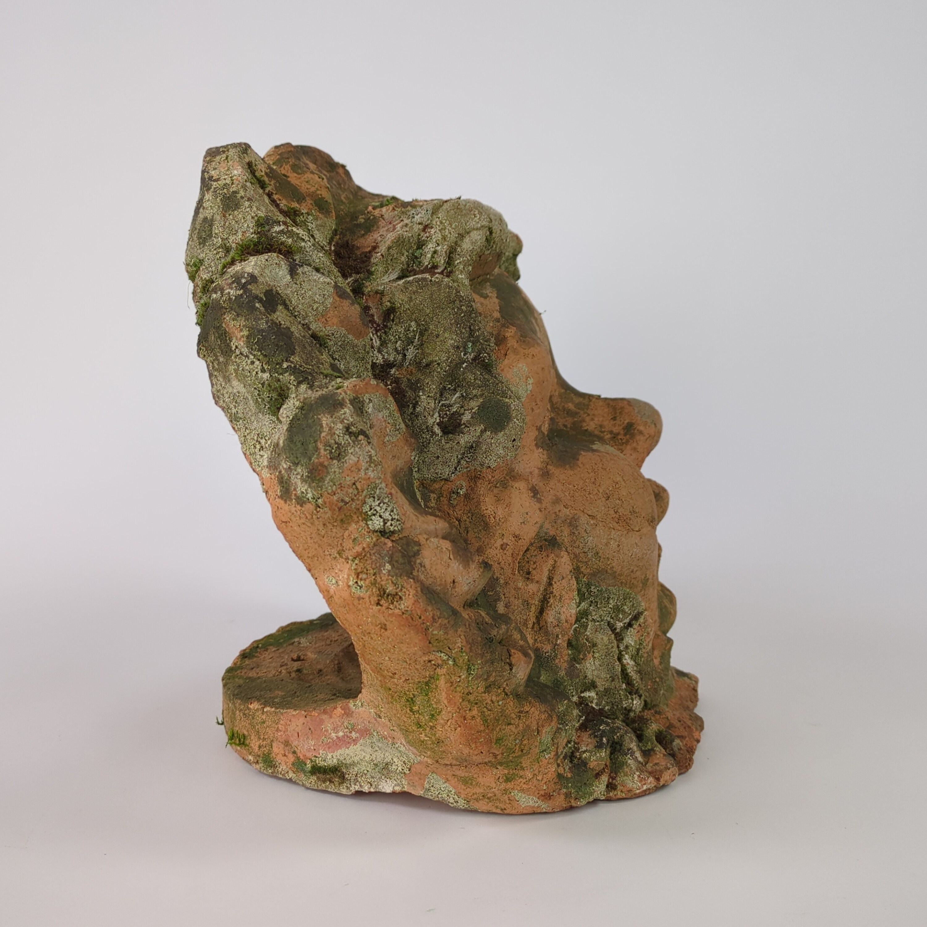 Antique French Terracotta Garden Element, Decorative 1800s Female ...