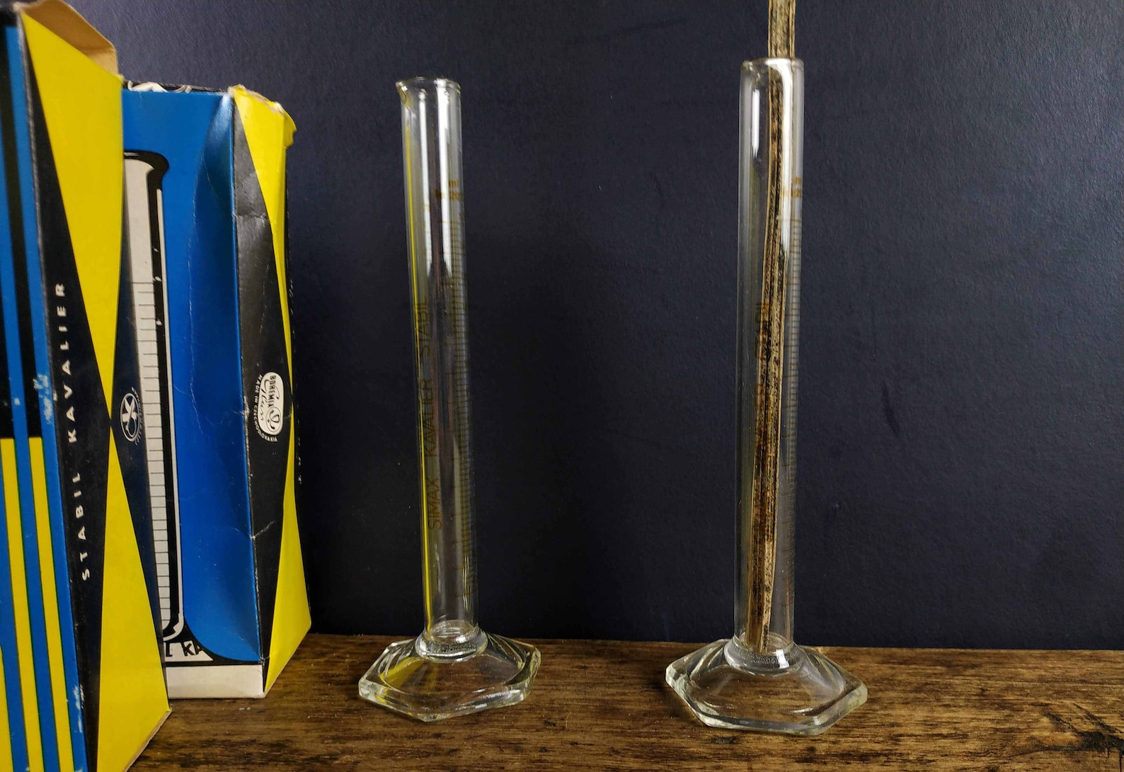 Vintage Test Tube Glass Test Tube Footed Test Tube Czech - Etsy