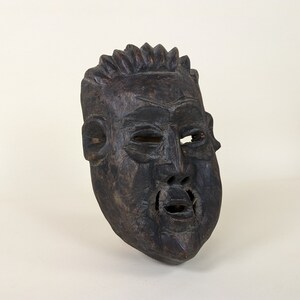 Primitive African Wooden Tribal Mask - Etsy