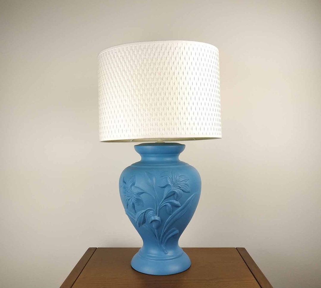 Vintage Table Lamp, Vintage Ceramic Lamp, 1980s Lamp, Vintage Lighting ...