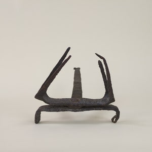 Antique Primitive French Hand Forged Iron Bread Toaster, 18th Century ...