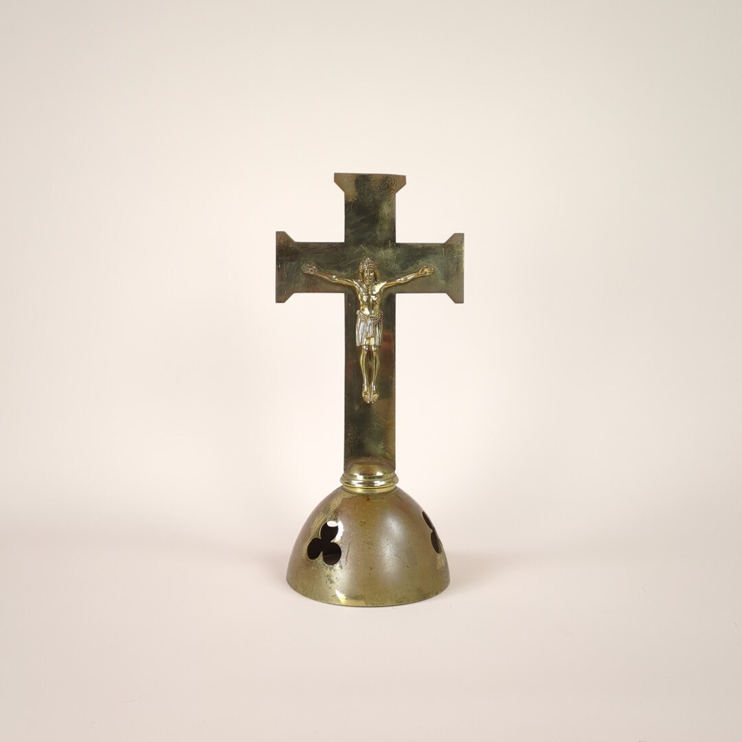 Antique French Church Crucifix, Christian Chapel Church Cross, Catholic ...