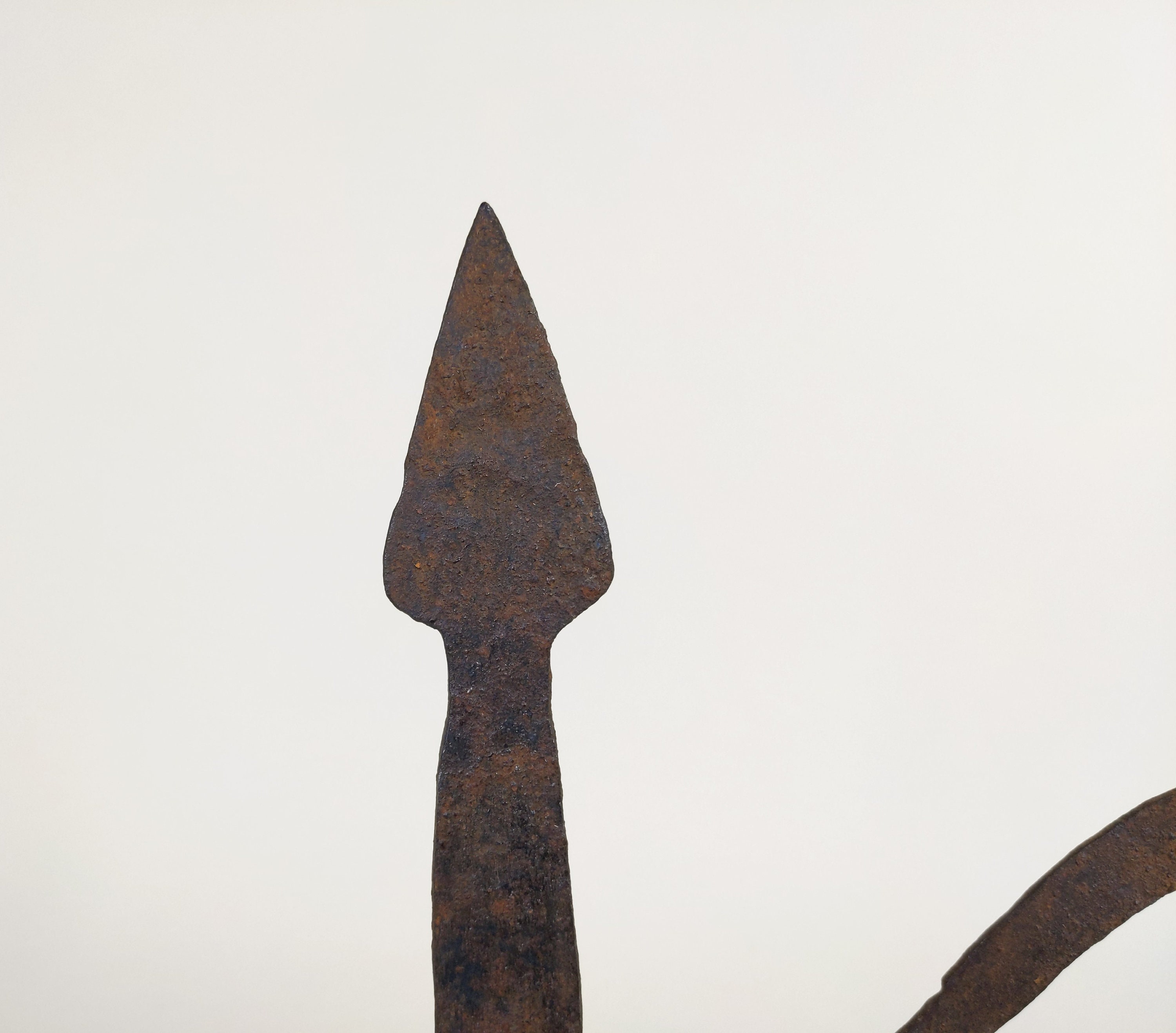 18th Century Primitive French Antique Forged Iron Tool, 1700s ...