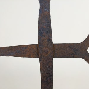 18th Century Primitive French Antique Forged Iron Tool, 1700s ...