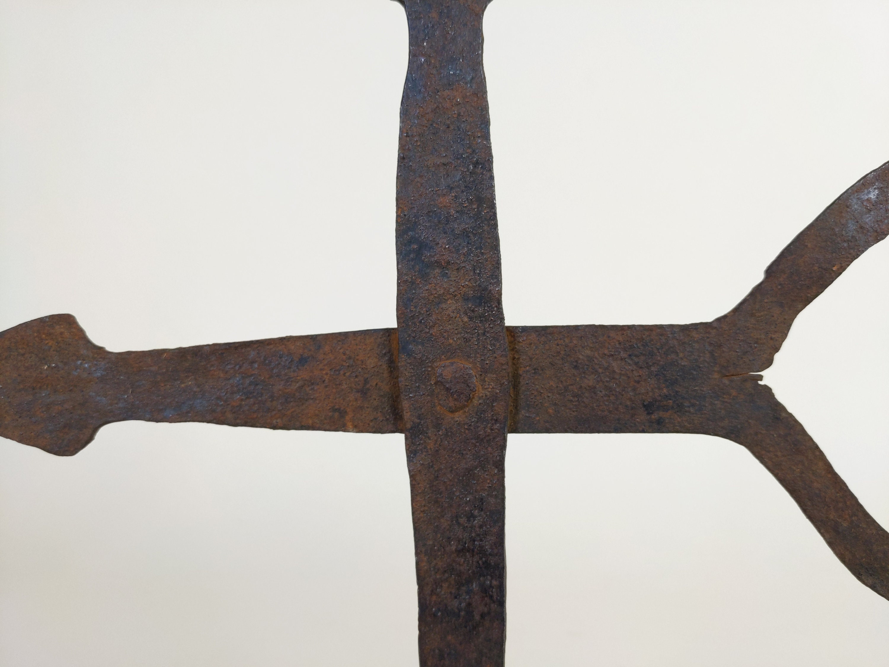 18th Century Primitive French Antique Forged Iron Tool, 1700s ...