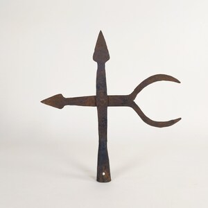 18th Century Primitive French Antique Forged Iron Tool, 1700s ...