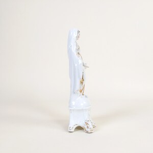 Antique 1800s French Virgin Mary Paris Porcelain Figurine, Religious ...