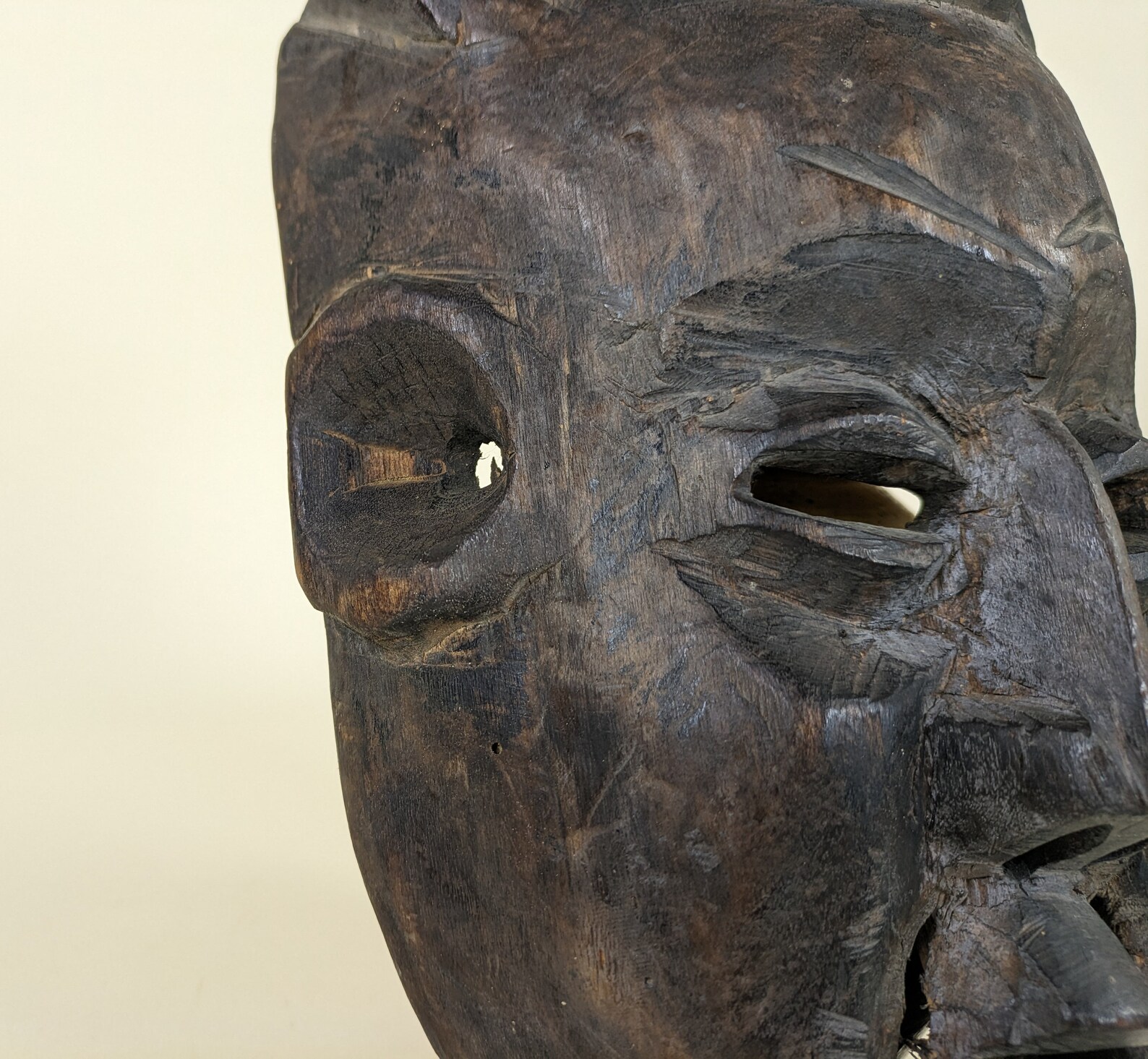 Primitive African Wooden Tribal Mask - Etsy