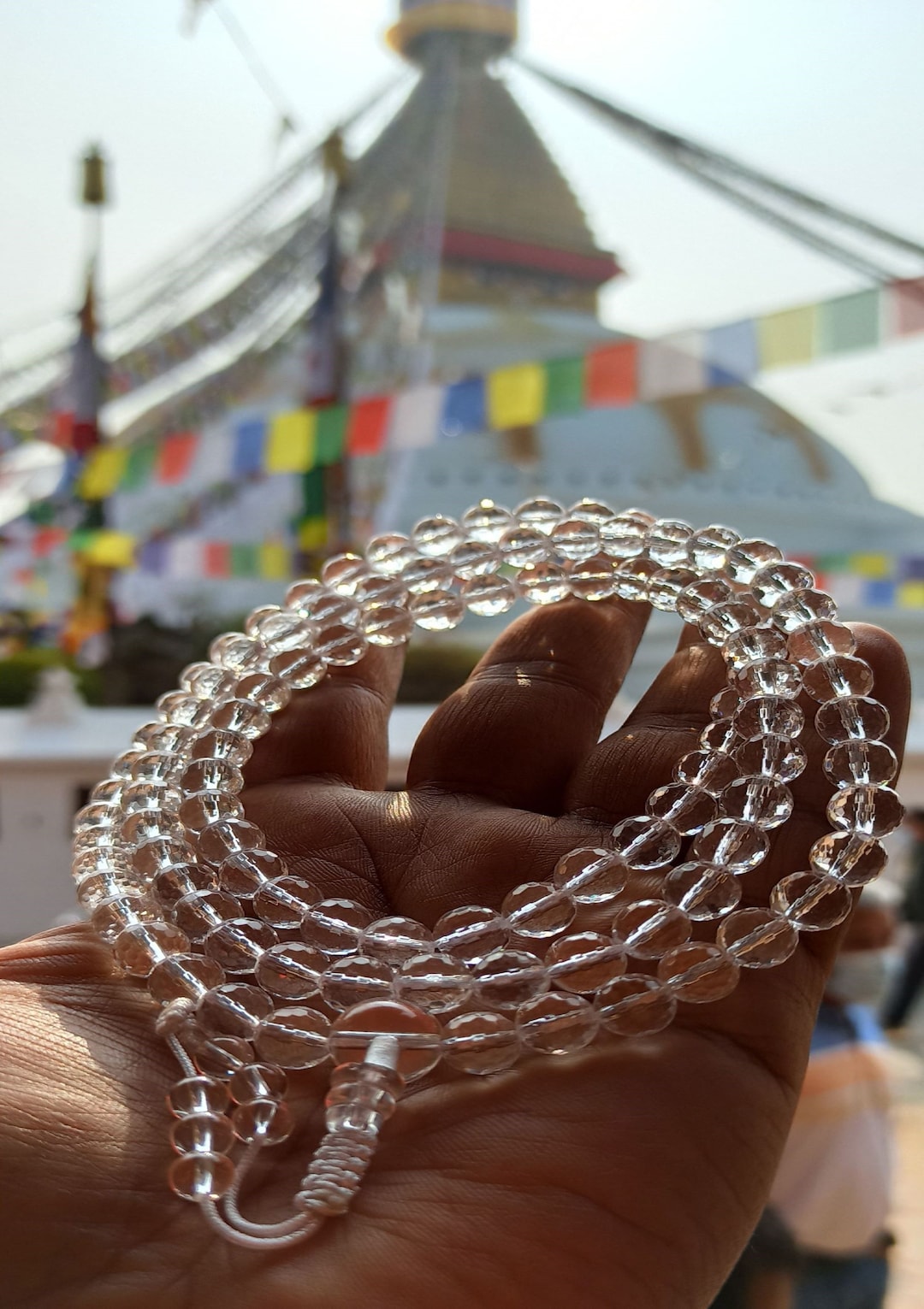 Crystal Mala, Crystal Mala 108 Beads, Buddhist Mala, Tibetan Mala ...