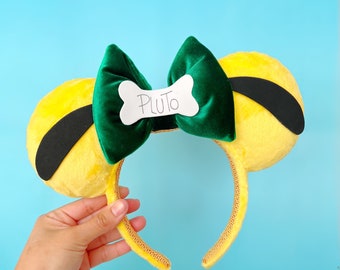 Mouse Minnie Ears Pluto Inspired Minnie Ears Pluto Ears - Etsy