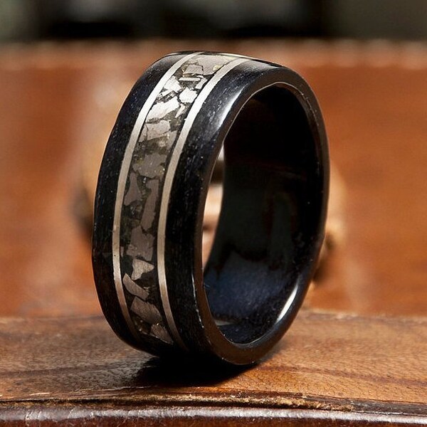 Wooden Bismuth Ring - Etsy