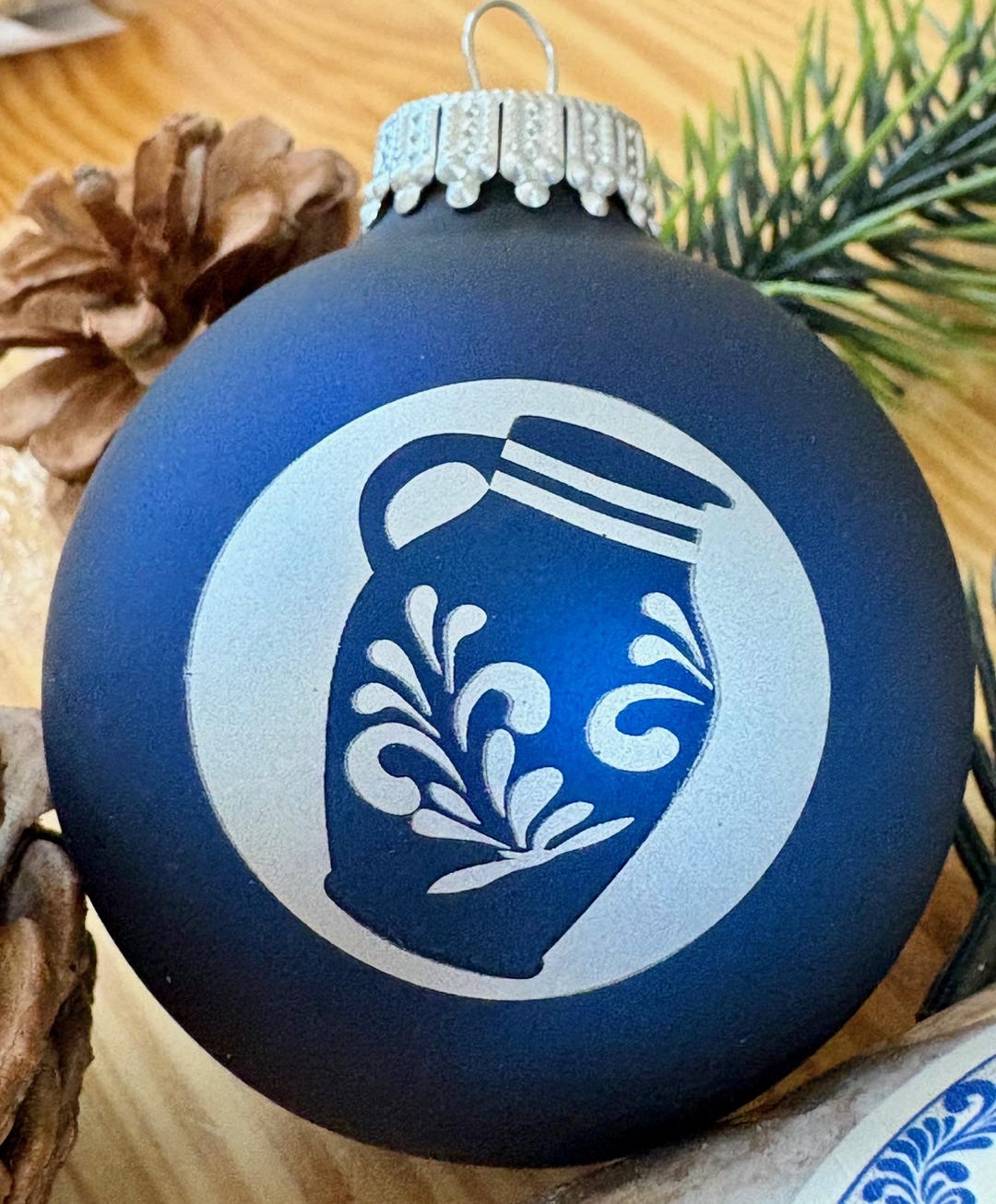 Traditional German Christmas Balls - Bembel Design #visitfrankfurt # ...