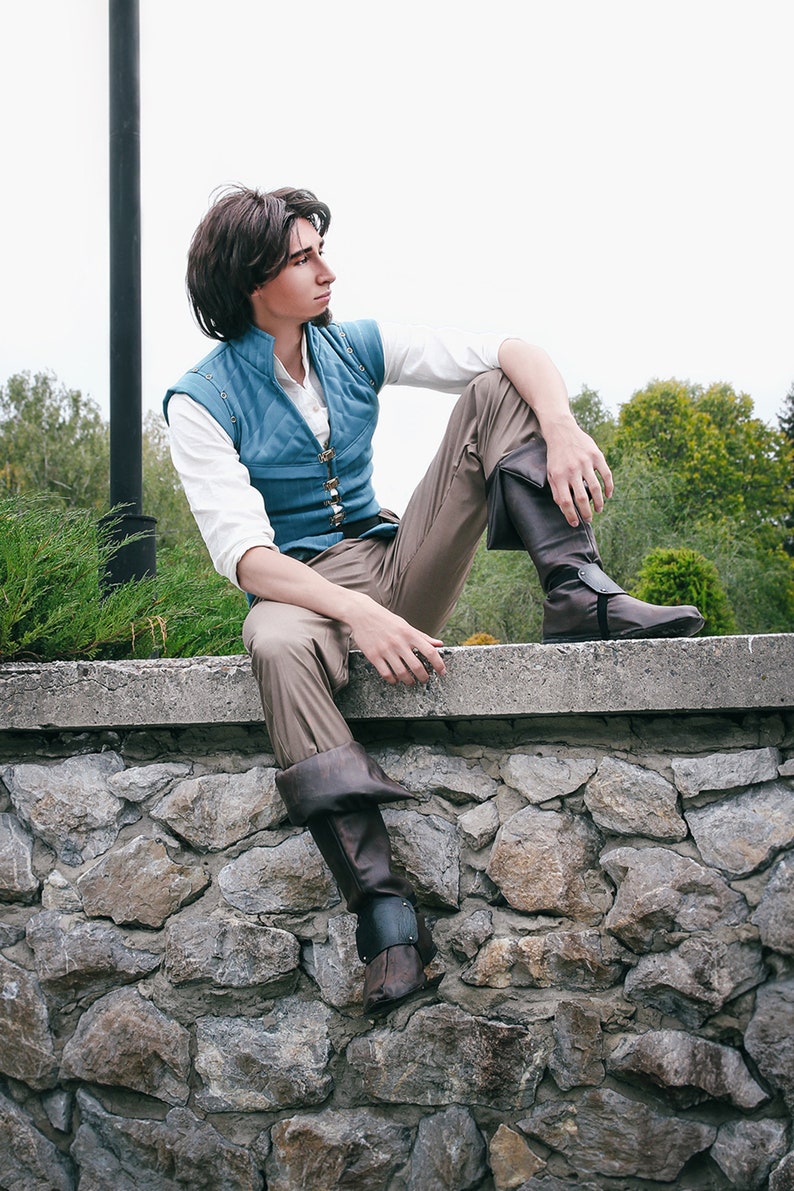 Flynn Rider Cosplay Costume Tangled. Disney. Halloween | Etsy