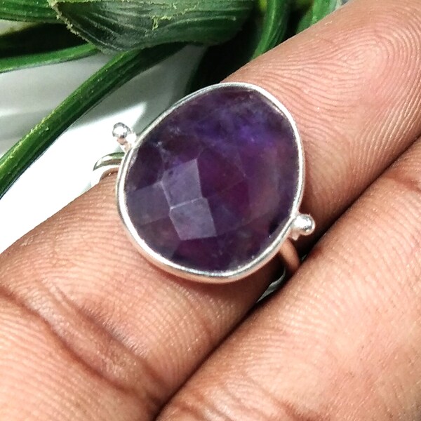 Natural Stone Ring - Etsy