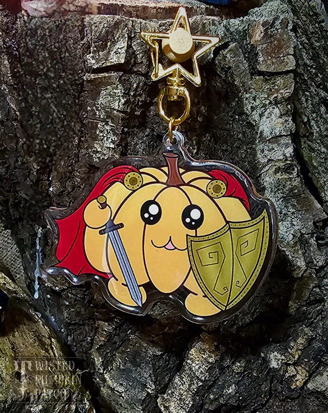 Dnd Pumpkin Paladin Keyring - Etsy