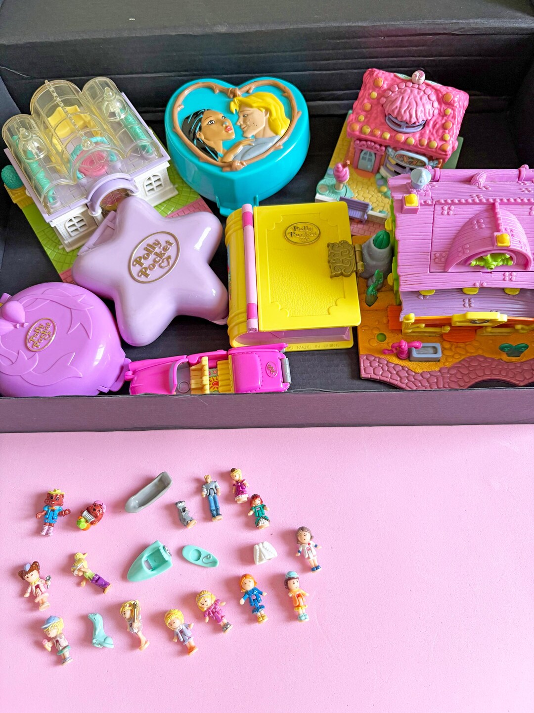 Clearance Box of 8 Polly Pocket Lots + Dolls - Etsy