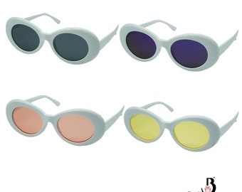 White Clout Sunglasses - Etsy