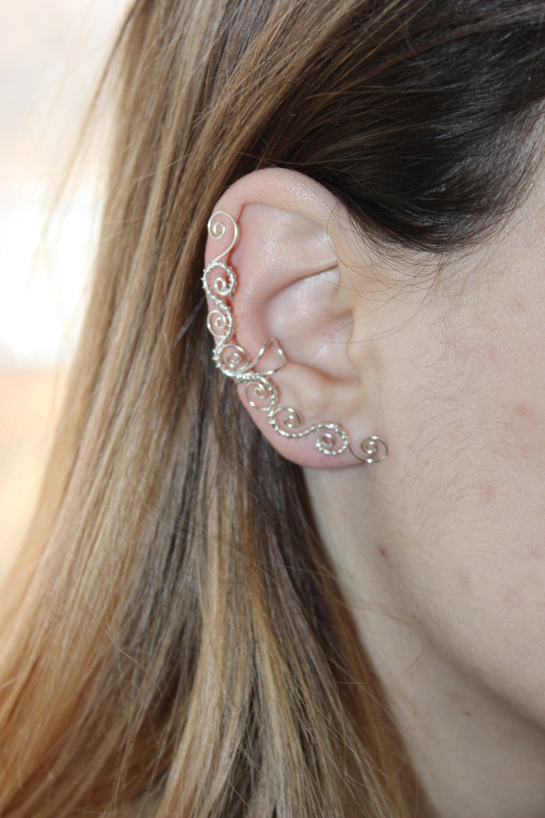 Ear Cuff Fake Without Piercing Cartilage Earrings Earrings | Etsy