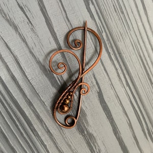 Elven Brooch,shawl Pin,scarf Pin,sweater Brooch, Knitting ...